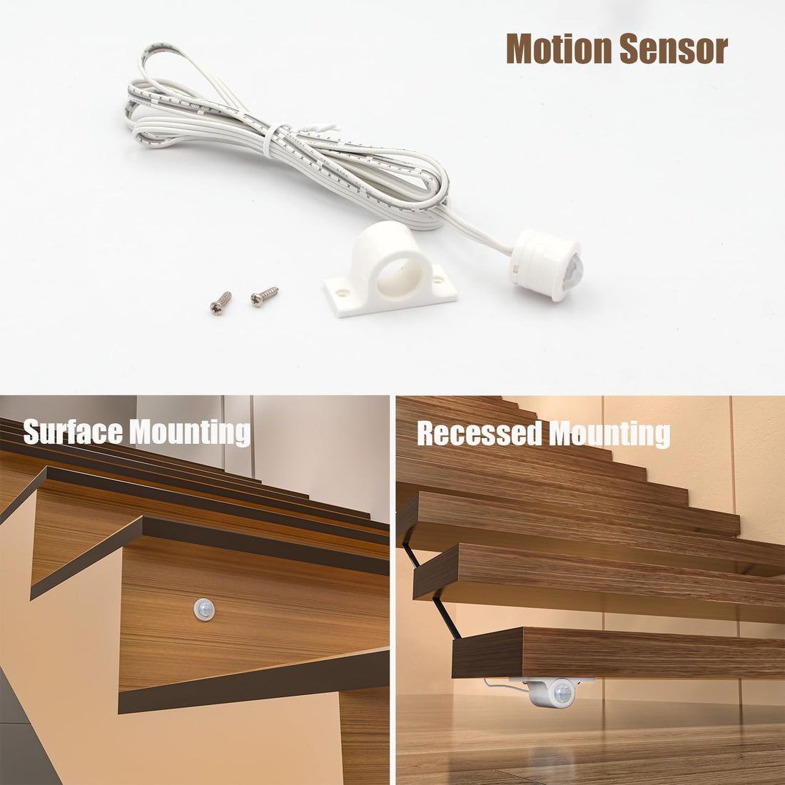 SuperStairLED Intelligent Motion Sensor LED Stair Lighting Complete Se