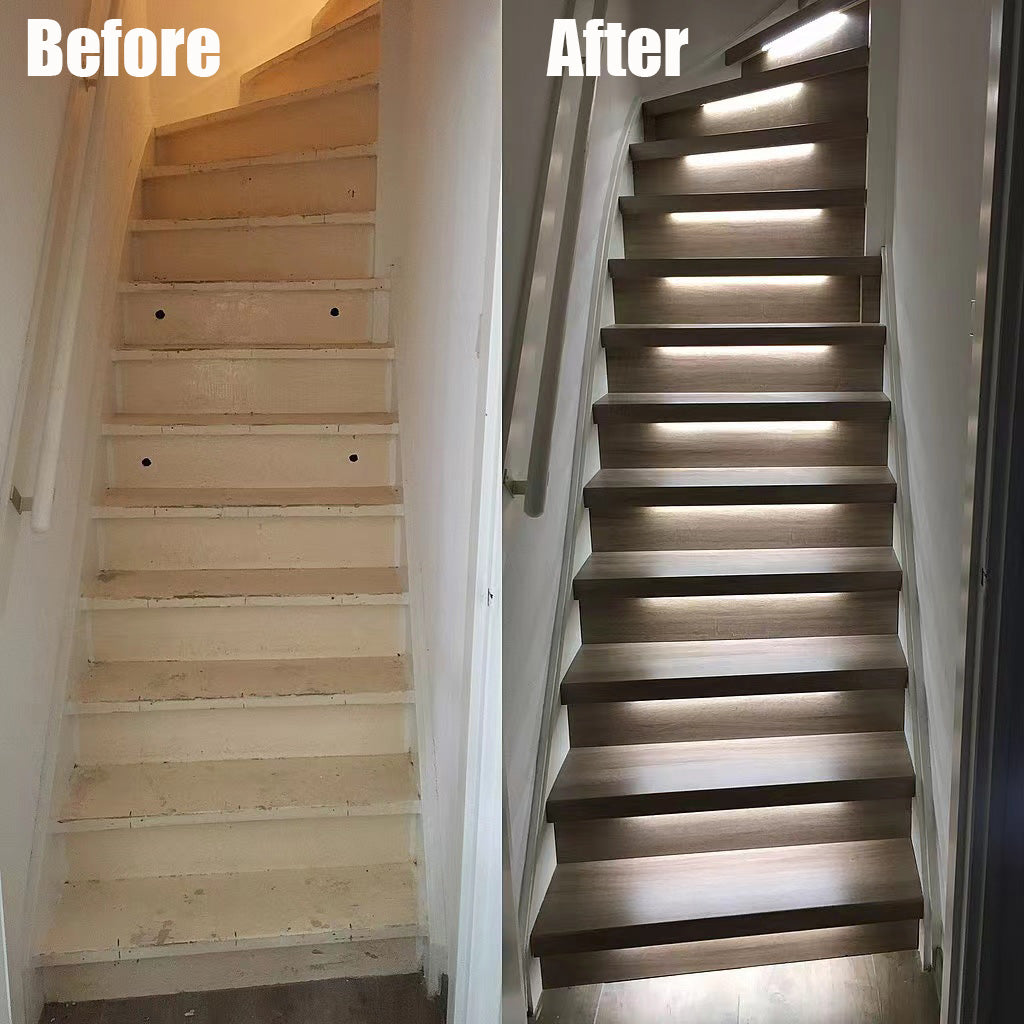 SuperStairLED Intelligent Motion Sensor LED Stair Lighting Complete Se
